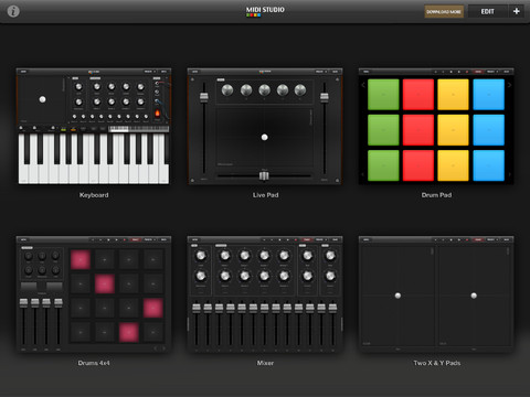 Midi Studio Midi Controller App