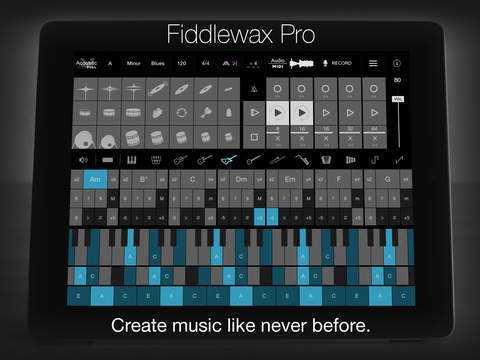 Fiddlewax Yellow Harmonizer Looper For iPad