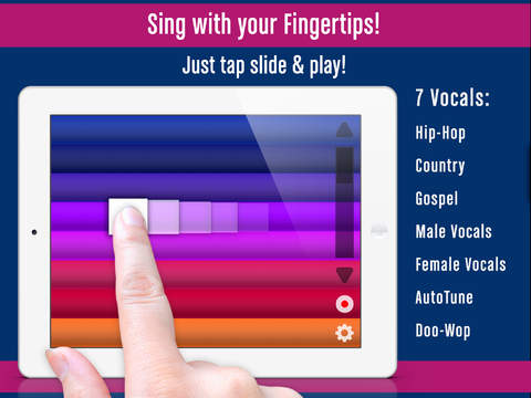 Fingertip Vocal Player For iPad
