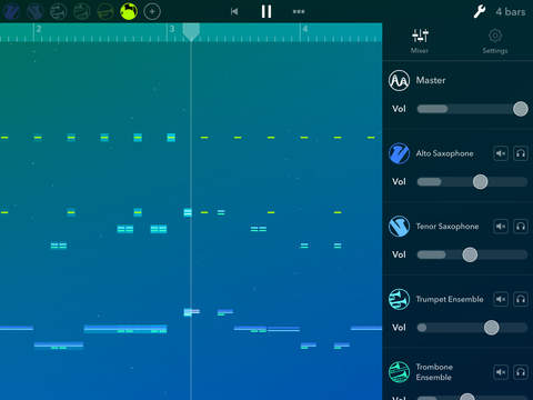 Medly iPad music app