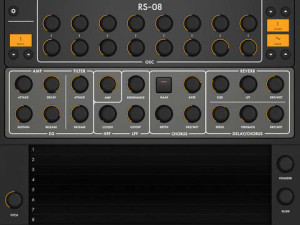 Swarmatron Type Synth For iPad RS-08 Ribbon Synth