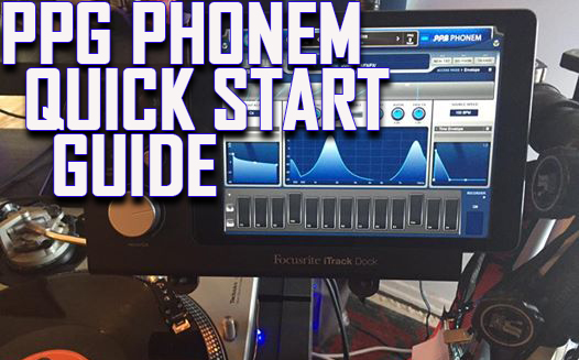 PPG Phonem iPad Quick Start Guide Tutorial